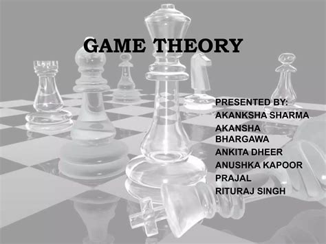 game theory ppt ppt