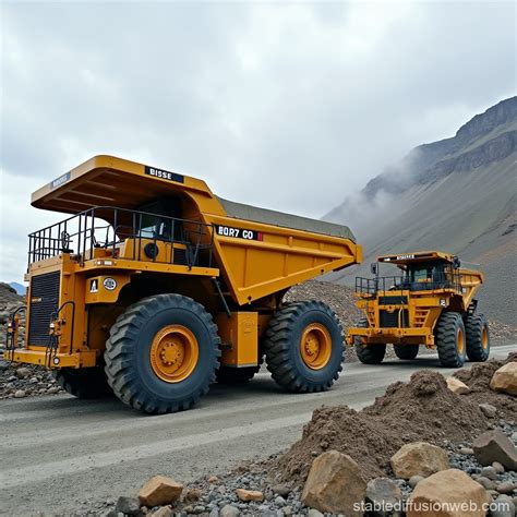 Mining Equipment And Machinery Stable Diffusion Online