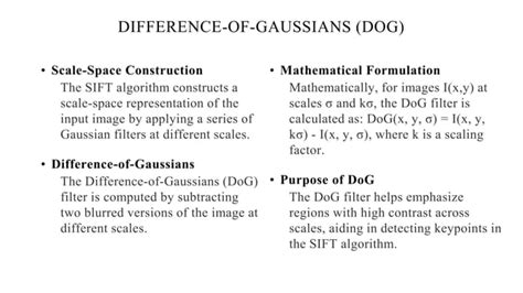 4 1 The Sift Algorithm And Its Formulaspptx
