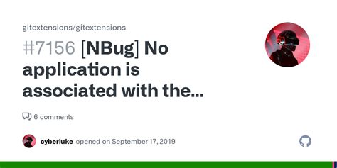 NBug No Application Is Associated With The Specified File For Th Issue