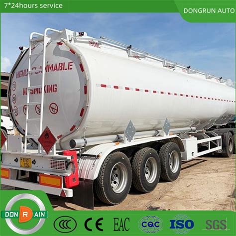 34 Axle Heavy Duty Diesel Oil Tank Semi Trailer Capacity Fuel Tank