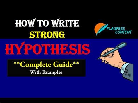 What Is Hypothesis In Research How To Write Hypothesis Meaning Of Hypothesis Plagfree