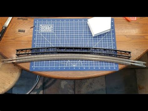 Curving Walther S Code Bridge Track HO Scale X Layout Part YouTube