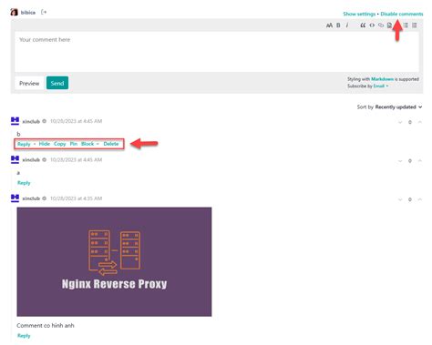 Cài đặt Remark42 Comment Systems BIBICA NET