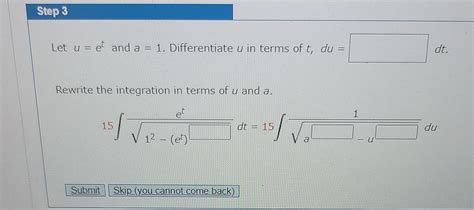Solved Tutorial Exercise Solve The Differential Equation Dr