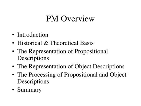 Ppt Pm—propositional Model Powerpoint Presentation Free Download
