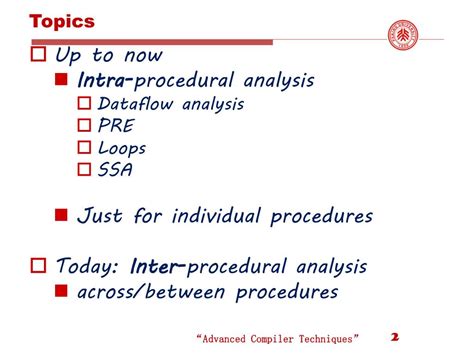 ppt advanced compiler techniques powerpoint presentation free download id 1921650