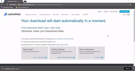Sos Tutorial Splashtop Business Support