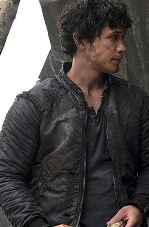 Bob Morley The 100 Tv Series Bellamy Blake Black Cotton Jacket