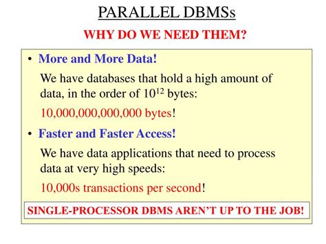 Ppt Parallel And Distributed Databases Powerpoint Presentation Free Download Id 3714810