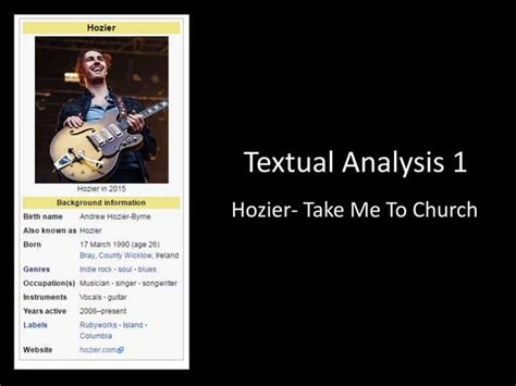 Textual Analysis 1 Ppt