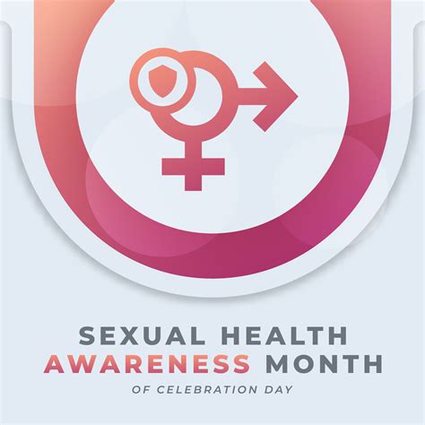 Happy Sexual Health Awareness Month Celebration Vector Design