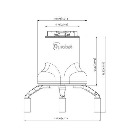 3fg15 Onrobot Collaborative Electric Robot Gripper There Finger Hand
