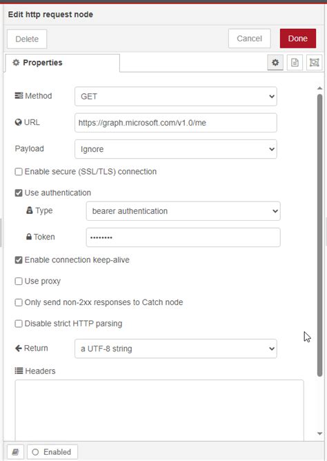 Problem Using Node Red Contrib Graph Oauth Login General Node RED Forum