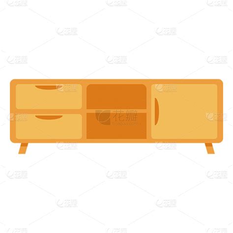 扁平风家具摆件贴纸 svg 柜子1