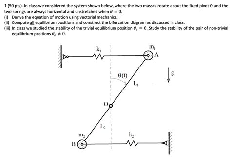 Solved 1 50 Pts In Class We Considered The System Shown
