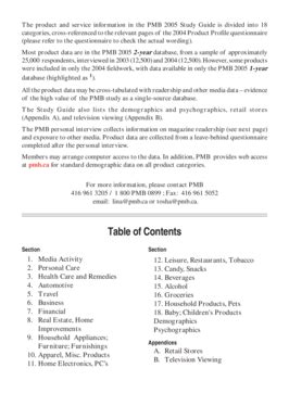 Fillable Online Entire Study Guide PMB Print Measurement Bureau Fax Email Print PdfFiller