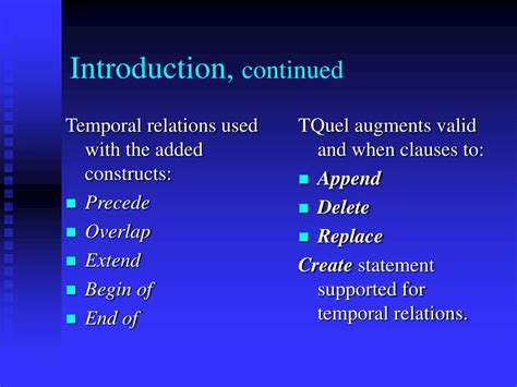 Ppt Performance Analysis Of Temporal Queries Powerpoint Presentation