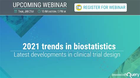 2021 Trends In Biostatistics Latest Developments In Clinical Trial Design