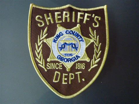 1x The Walking Dead King County Sheriff`s Department Patch