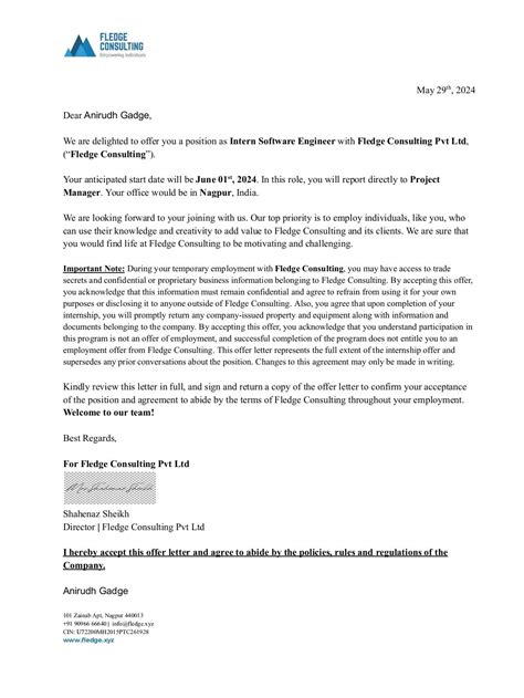 Anirudh Gadge On Linkedin Internship Softwareengineering Careergrowth