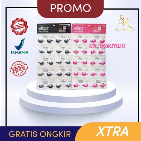Jual Ellips Vitamin Rambut Harga Per Renteng Isi Biji Ellips Hair Vitamin Mini Blister