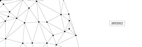 Abstract White Geometric Background With Triangle Shape Pattern And Molecular 23166679 Vector