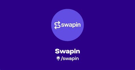 Swapin Twitter Instagram Facebook Linktree