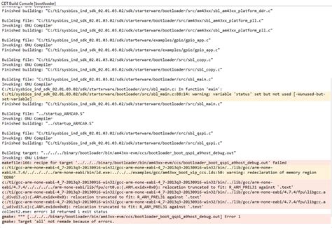 Am4379 Am4379 Invoking Gnu Linker Error Makefile166 Recipe For