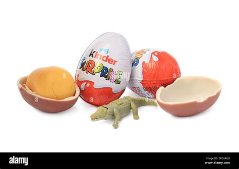 Slynchev Bryag Bulgaria May 24 2023 Kinder Surprise Eggs Plastic