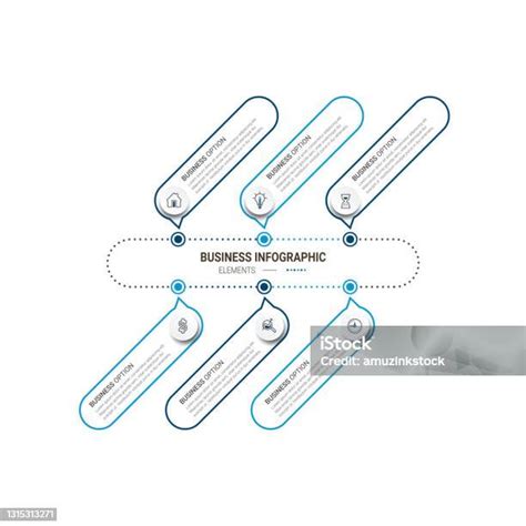 아이콘이 있는 벡터 인포그래픽 레이블 디자인 템플릿입니다 워크플로 레이아웃 다이어그램 연례 보고서 웹 디자인에 사용할 수 있습니다 비즈니스 컨셉 0명에 대한 스톡 벡터 아트