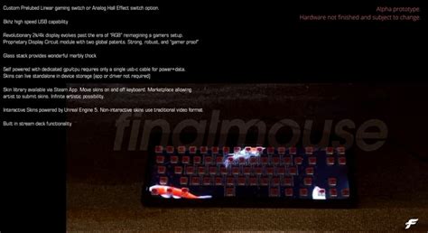 finalmouse keyboard leaks tease groundbreaking new technology jaxon