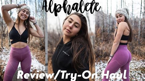 Alphalete Reviewtry On Haul In Depth Youtube