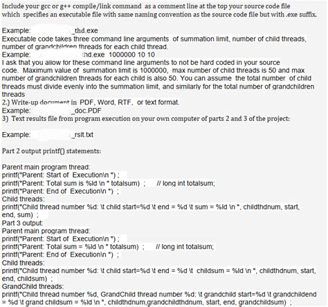 Include Your Gcc Or G Compile Link Command As A Chegg Com