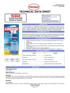 TECHNICAL DATA SHEET Loctite Products Technical Data Sheet Loctite Products Pdf PDF PRO