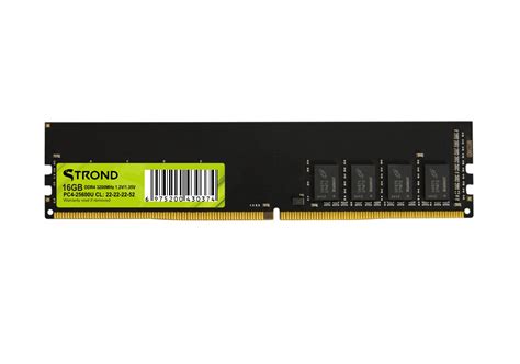 MemÓria Ram Ddr4 Dimm 3200mhz Standard Strond