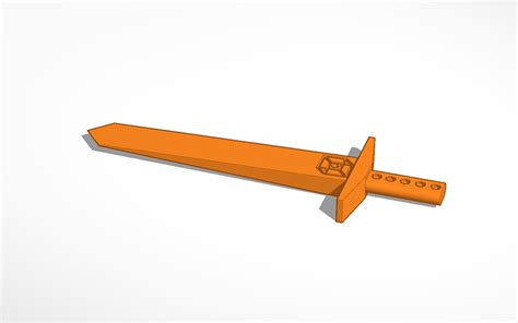 3d Design Sword Tinkercad