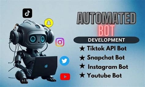 Develop Automated Bot Facebook Api Bot Instagram Api Bot Tiktok Api