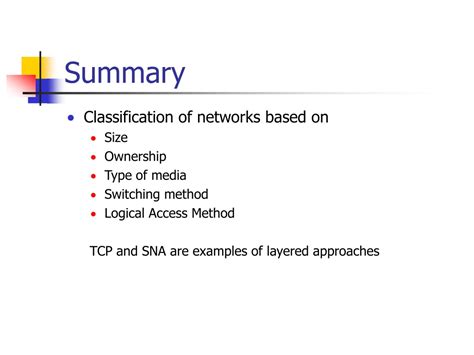 Ppt Network Classification And Standards Powerpoint Presentation