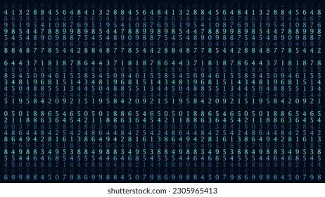 Technology Matrix Background Cyber Security Falling Stock Vector Royalty Free 2305965413