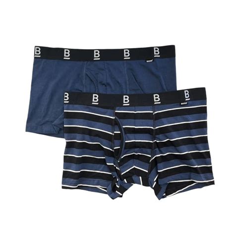 6 X Mens Bonds Everyday Super Comfy Trunks B For Bonds Navy Black
