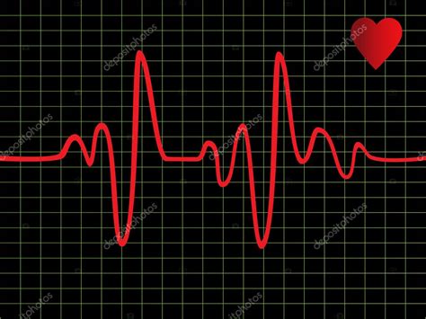 Heart Beat Stock Vector Image By ©soleilc 5984732