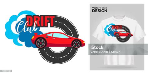 재미있는 만화 레드 스포츠 카로드 프린트로 티셔츠를 조롱합니다 3d 사실적인 셔츠 템플릿 화이트 티 모형 프론트 뷰 디자인