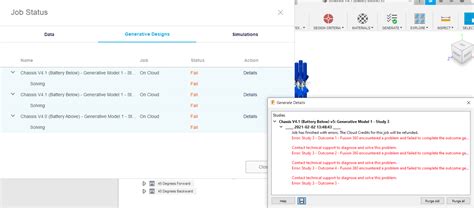 Generative Design Failed To Solve Autodesk Community