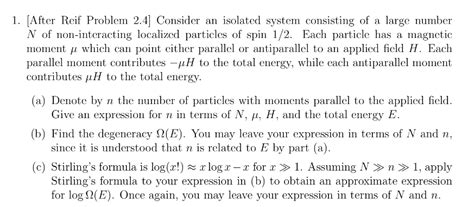 Solved Of A Large Number N Of Non Interacting Localized