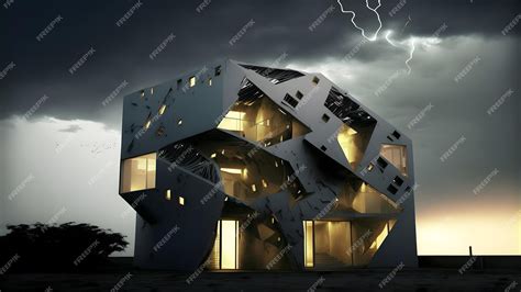 Premium Photo Experimental Architecture Design Creative Visualization
