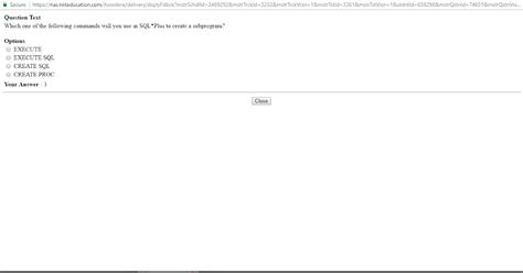 Niit Plsql Cycle Test 4 Solutions