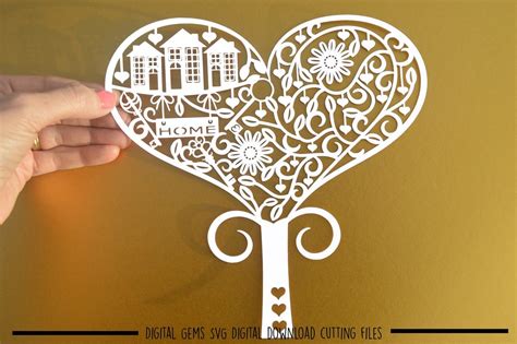 Tree SVG DXF EPS Files By Digital Gems TheHungryJPEG