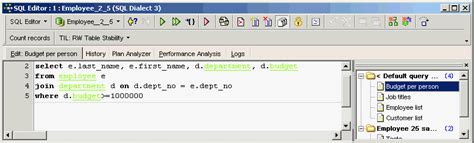The Database Experts Docsql Editor