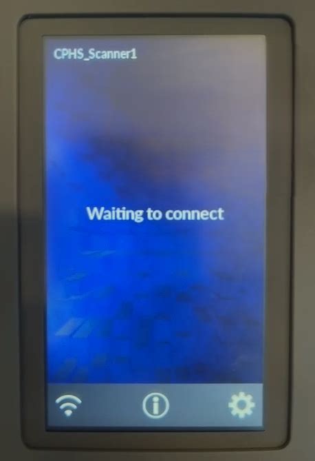 Troubleshooting Scanner Error Message Waiting To Connect And Check The Network Settings